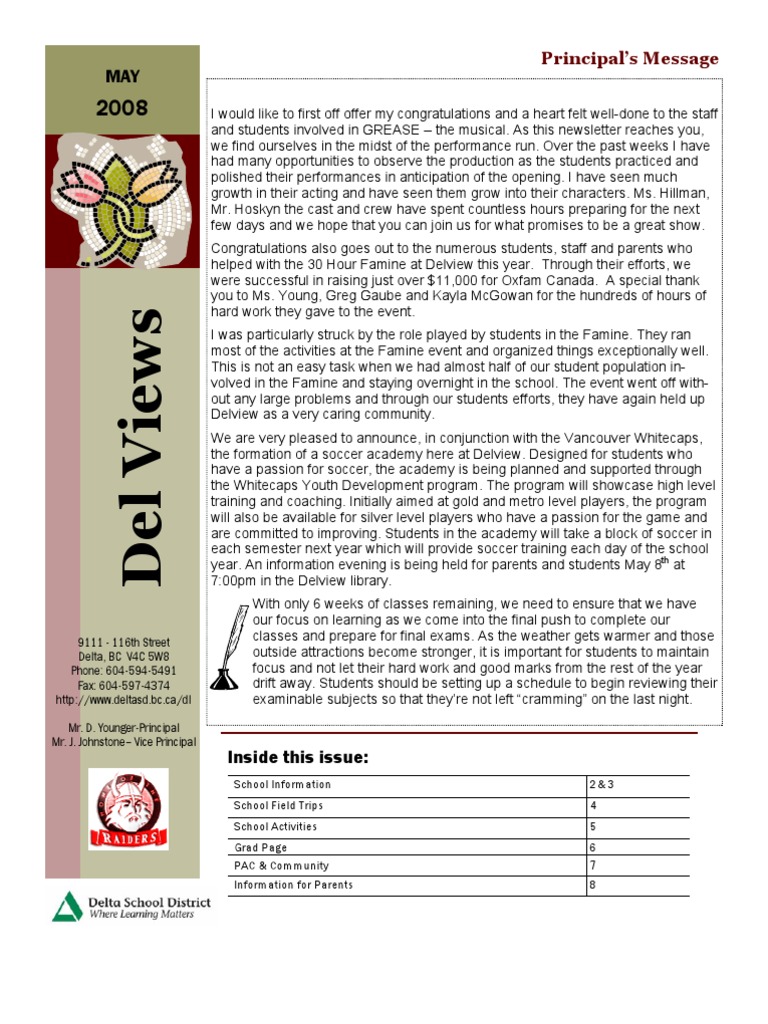 Delview School News & Updates | PDF | Apprenticeship