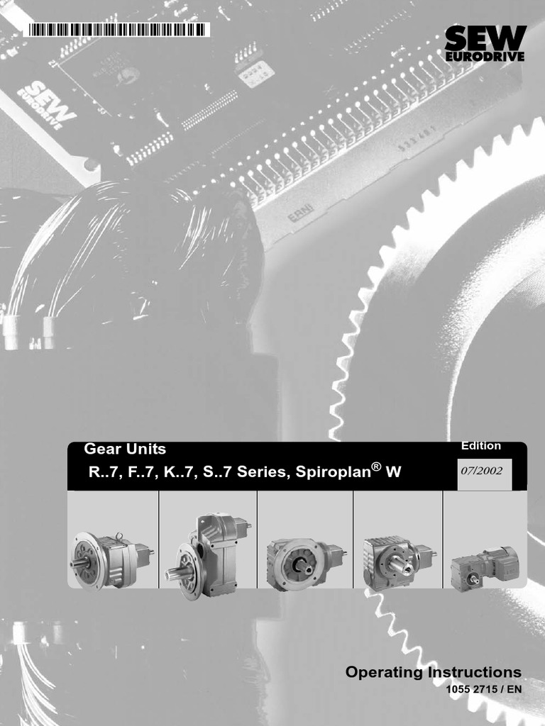SEW | PDF | Motor Oil | Gear