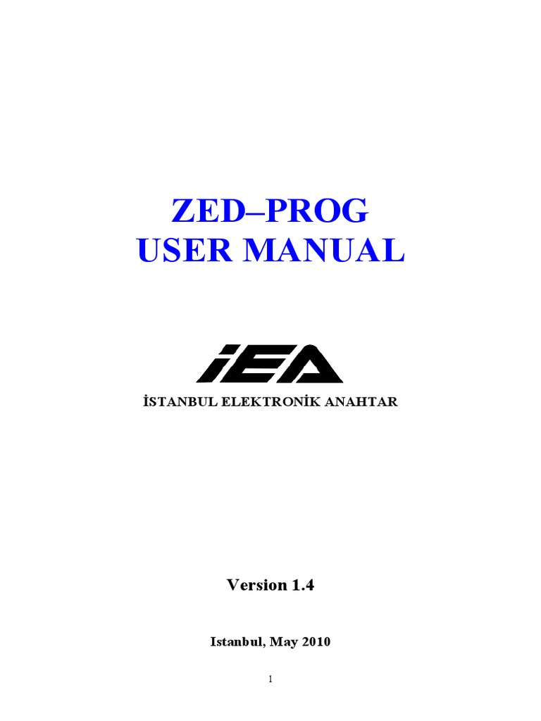 User Manual for the Zed-Prog Hardware and Software: Instructions for Using the Zed-Prog Device ...