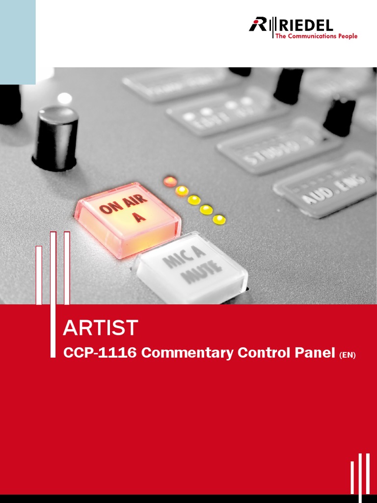 Riedel CCP-1116 Commentary Unit | PDF | Headphones | Microphone