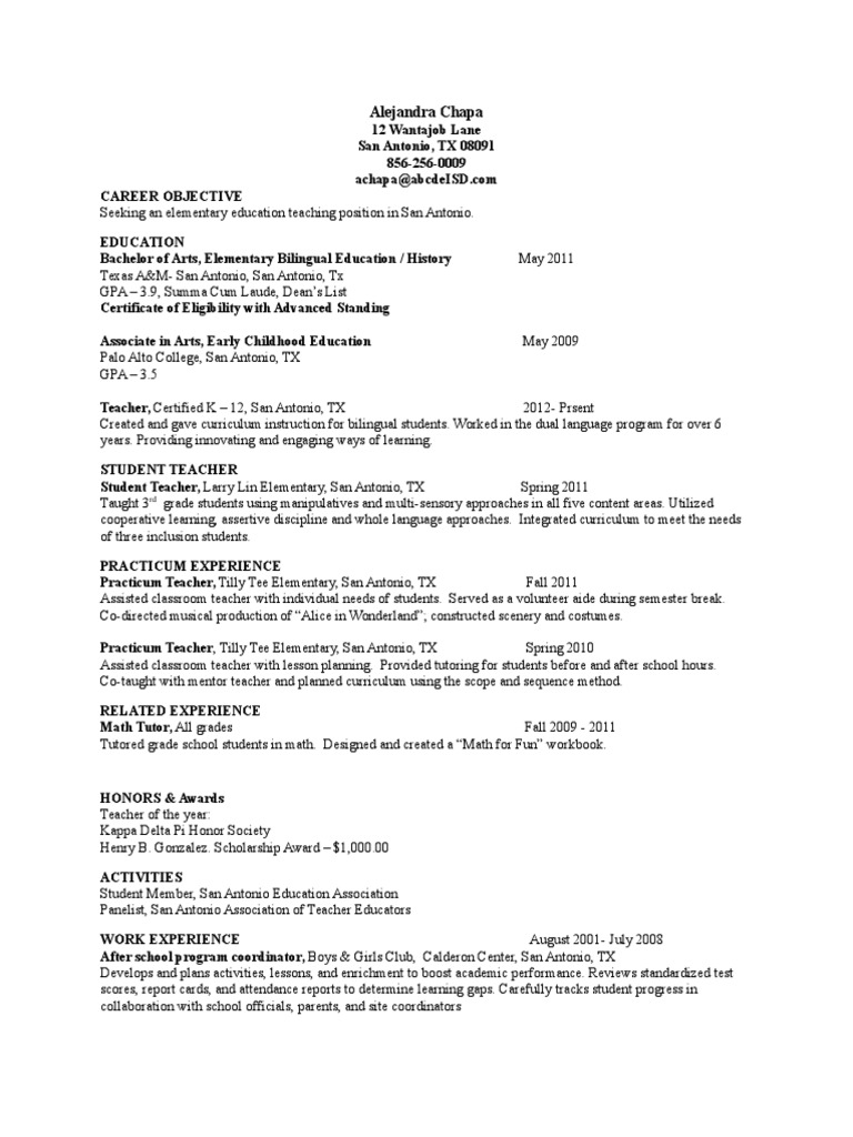 Fake Resume | PDF