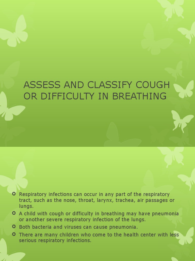 Chest Indrawing Assessment in Children | PDF | Pneumonia | Cough