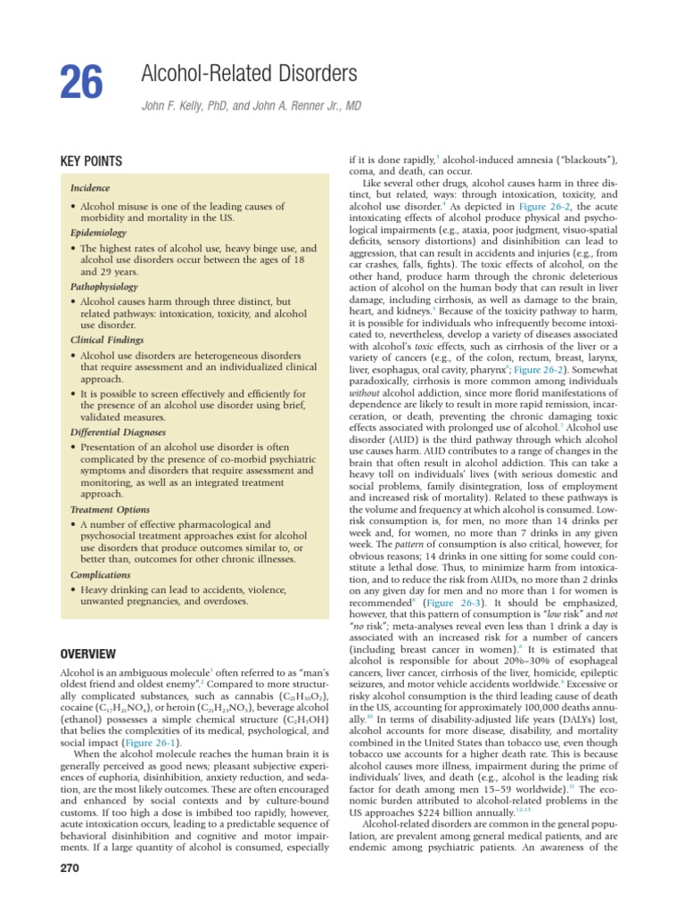 Alcohol Related Disorders | PDF | Alcoholism | Substance Dependence