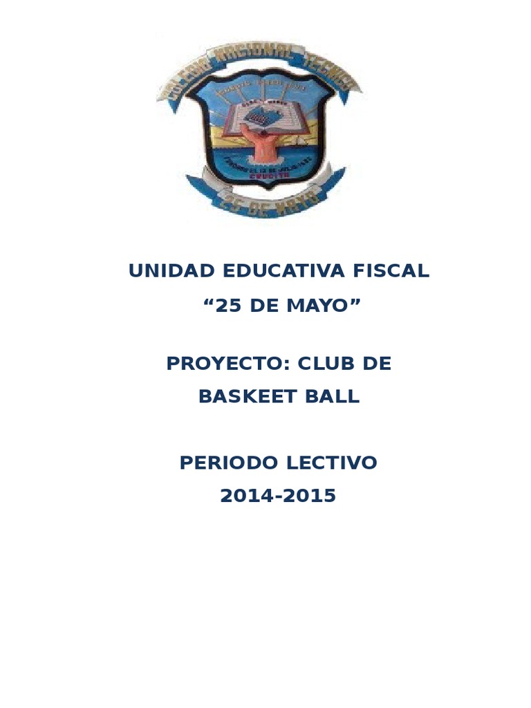Proyecto de Club Basket | PDF | Posiciones de baloncesto | Deportes