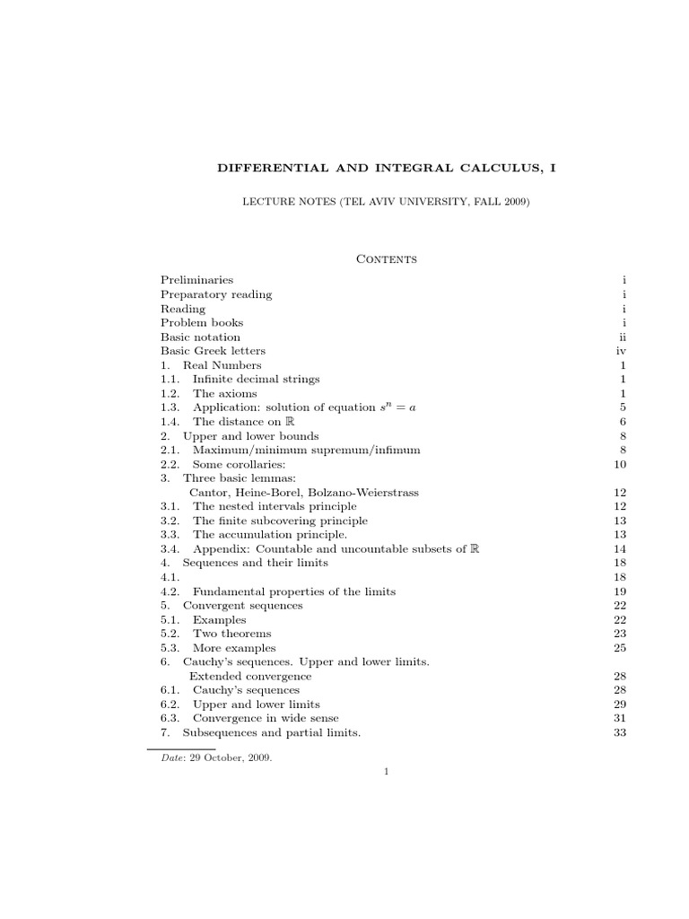 Diff Integral Calculus | PDF