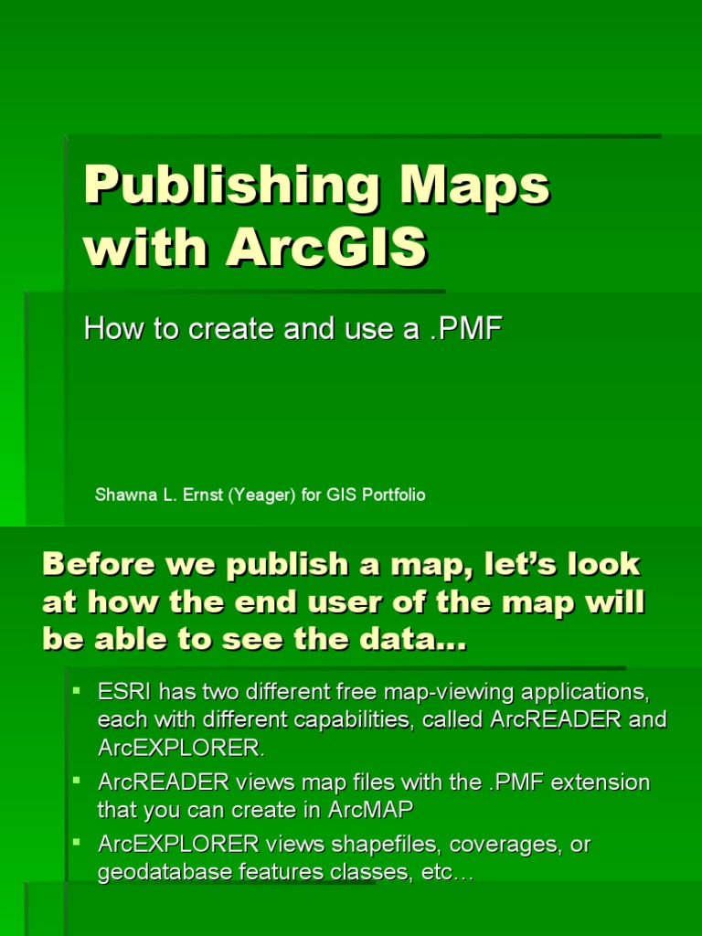 Publishing Maps With Arcgis | PDF | Esri | Data