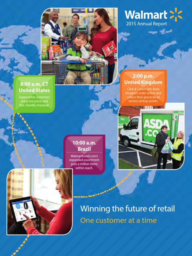 Walmart 2015-Annual-Report | PDF | Walmart | Retail