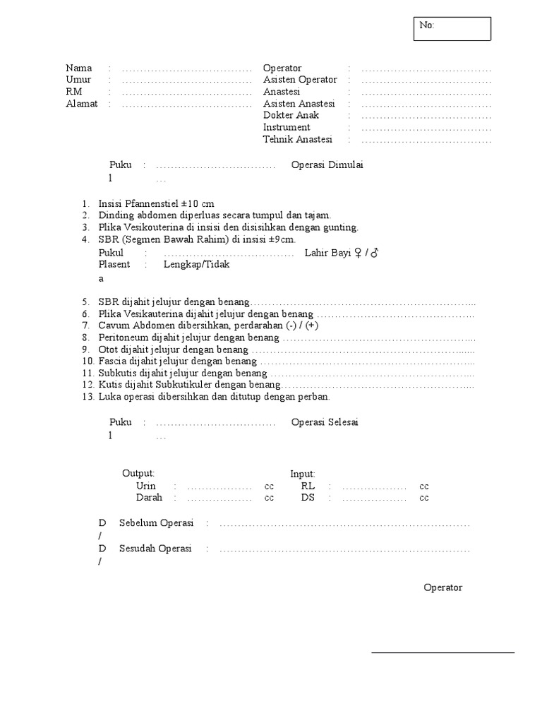 Laporan Operasi SC | PDF | Griya & Taman