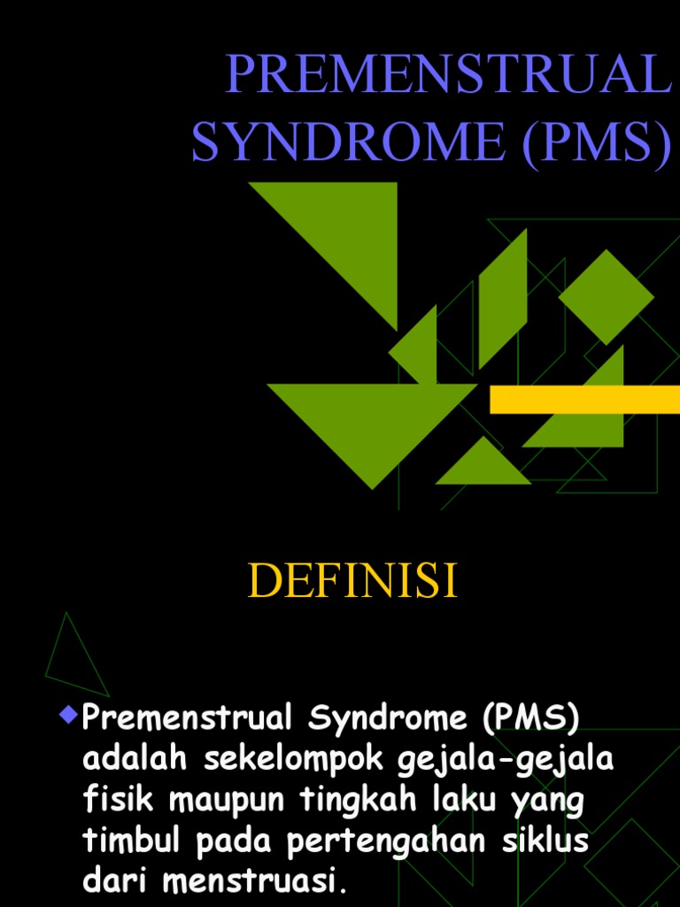 Premenstrual Syndrome (PMS) | PDF | Sindrom Pramenstruasi | Fenomena Berkala