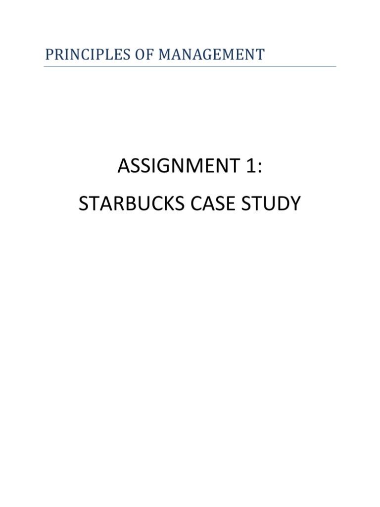 Starbucks Introduction Case Study | PDF | Starbucks | System