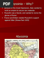 Abyssinian Invasion: League's Failure | PDF | League Of Nations ...