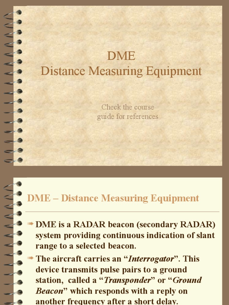 An Overview of Distance Measuring Equipment (DME) Systems: Components ...