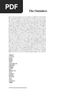 The Outsiders Complete Vocabulary | PDF | Metaphysics Of Mind ...