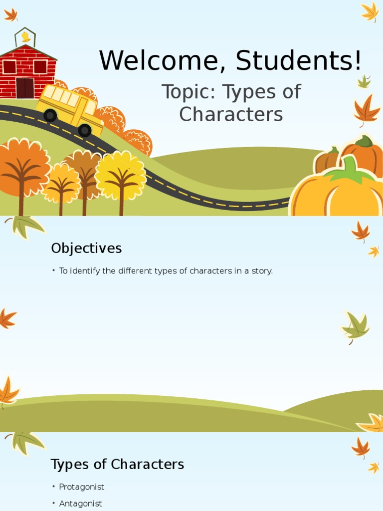Types of Characters | PDF