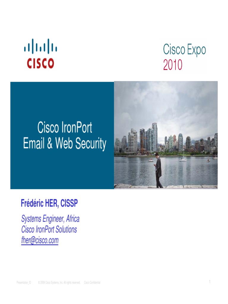 Cisco IronPort | PDF | Email | Proxy Server