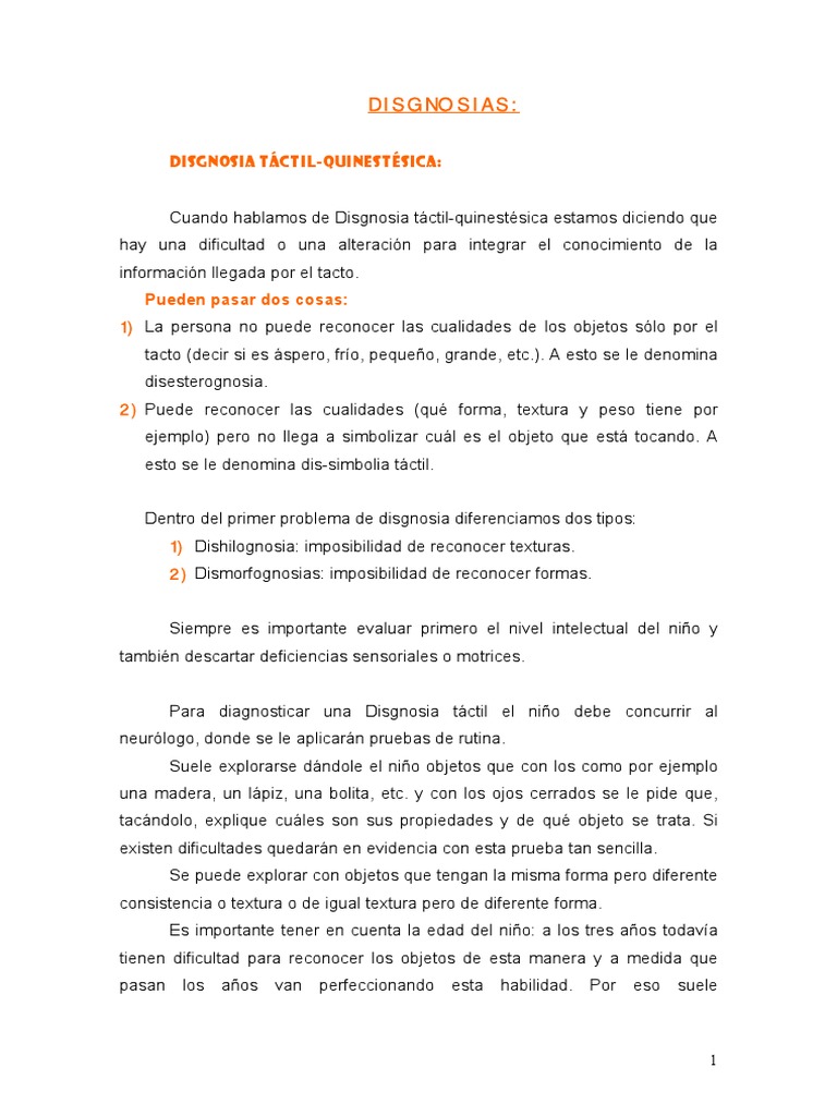 Disgnosias | PDF | Percepción visual | Percepción