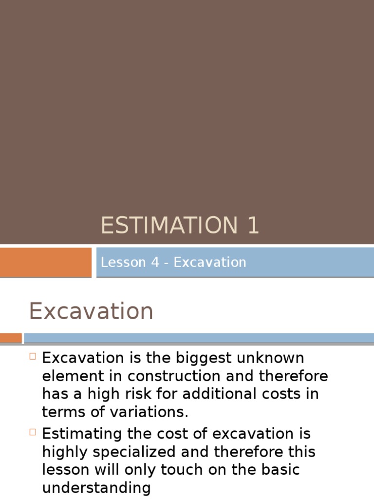 Lesson 4 | PDF | Excavation (Archaeology) | Soil
