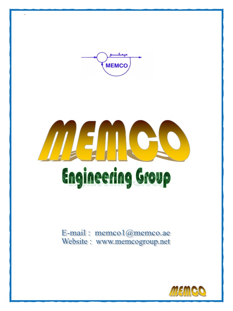 Memco Profile | PDF | Occupational Safety And Health | Electrical ...