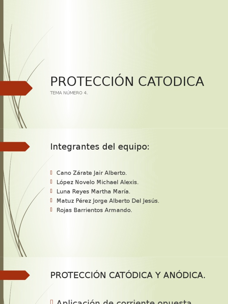 Protección Catodica | PDF | Corrosión | Materiales
