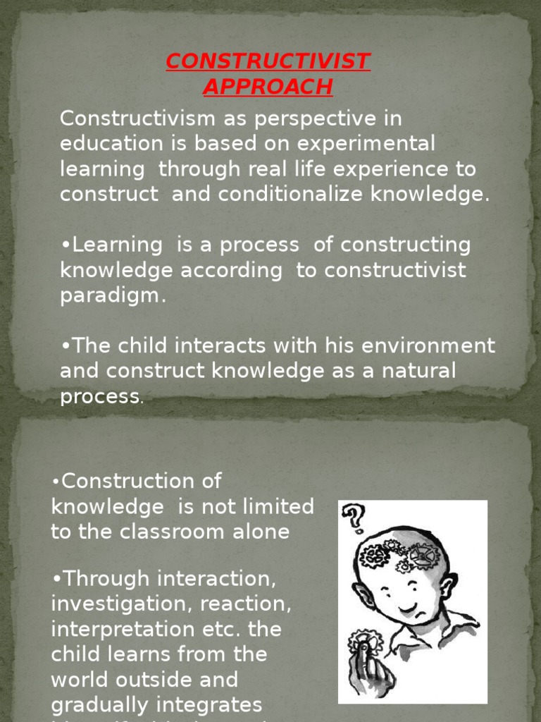 Constructivist Approach | PDF | Constructivism (Philosophy Of Education ...