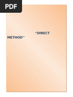 Direct Method in Language Teaching | PDF | Language Education | Learning