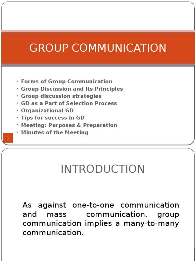 Group Discussion | PDF | Brainstorming | Emergence