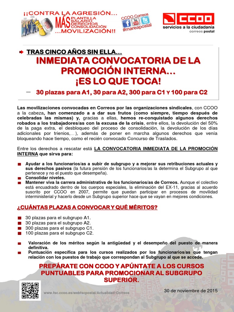 2145593-Comunicado Promoción Interna | PDF