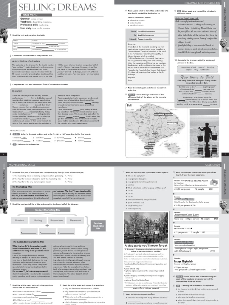 English For International Tourism Intermediate Workbook Sample Unit1 ...