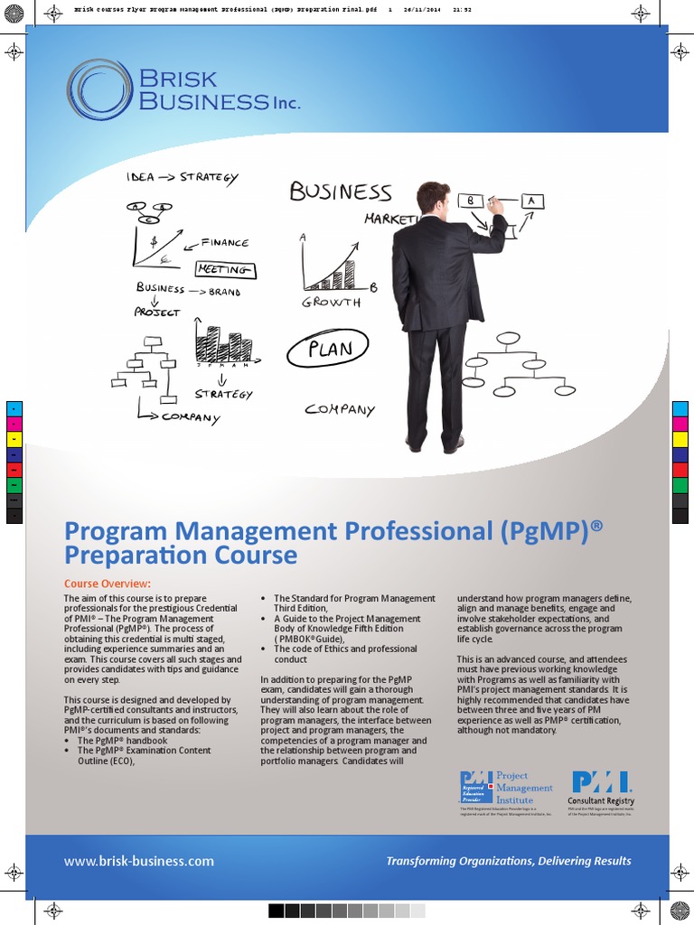 Program Management Professional PGMP Preparation Final | PDF | Project Management | Project ...