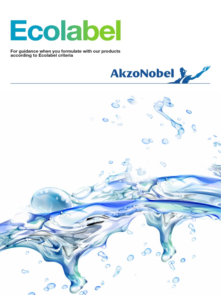AkzoNobel Ecolabel Brochure | PDF | Chemistry | Chemical Substances