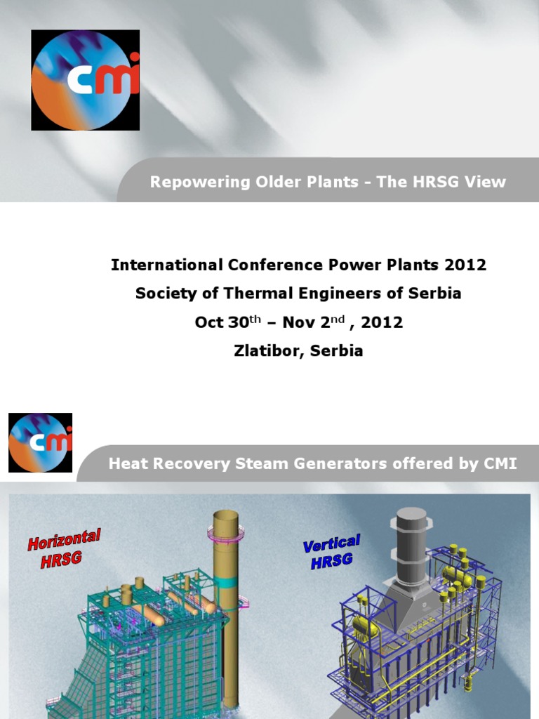 Cmi - The View of The HRSG. | PDF | Energy Technology | Energy Conversion