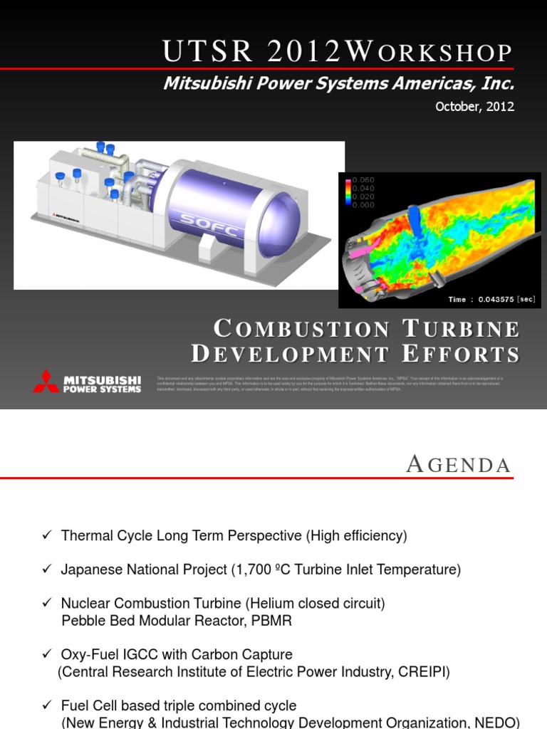 Mitsubishi Power Systems Americas | PDF | Gas Turbine | Energy Production