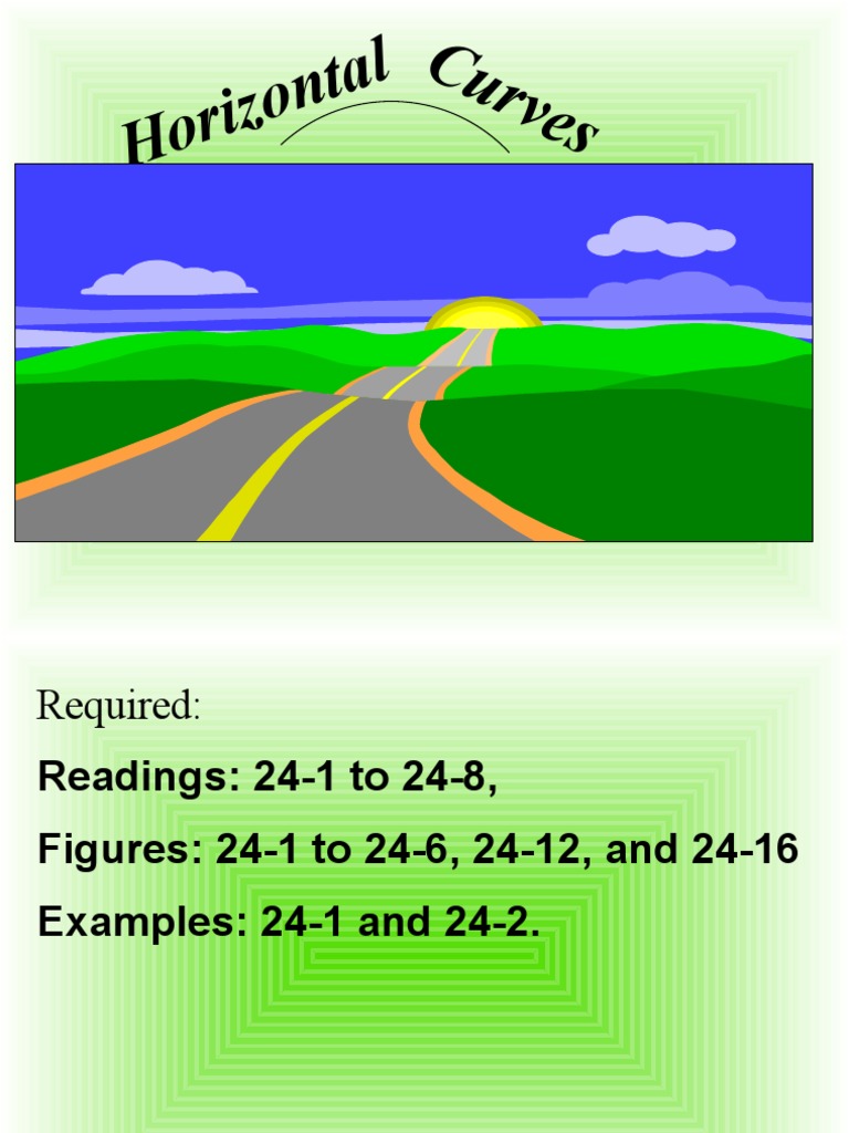 Horizontal Curves | PDF | Trigonometric Functions | Angle
