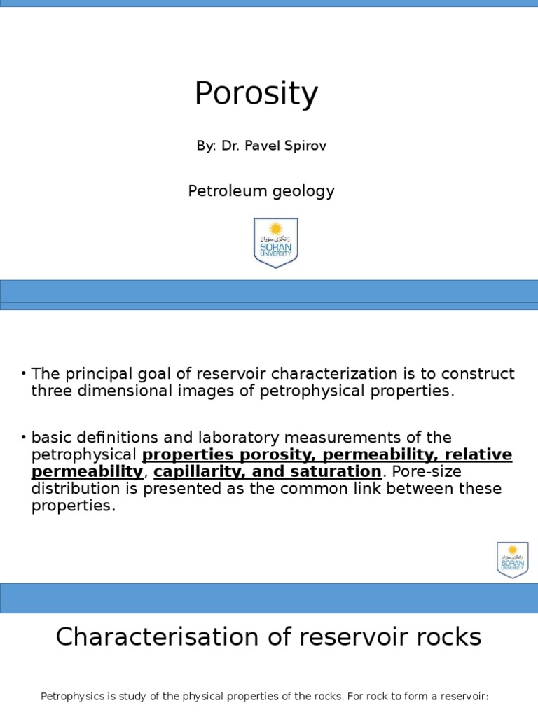 Lecture 3_a Porosity | Porosity | Sedimentary Rock