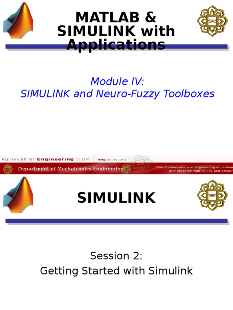 Matlab And Simulink With Applications Simulink And Neuro Fuzzy Toolboxes Pdf Icon Computing