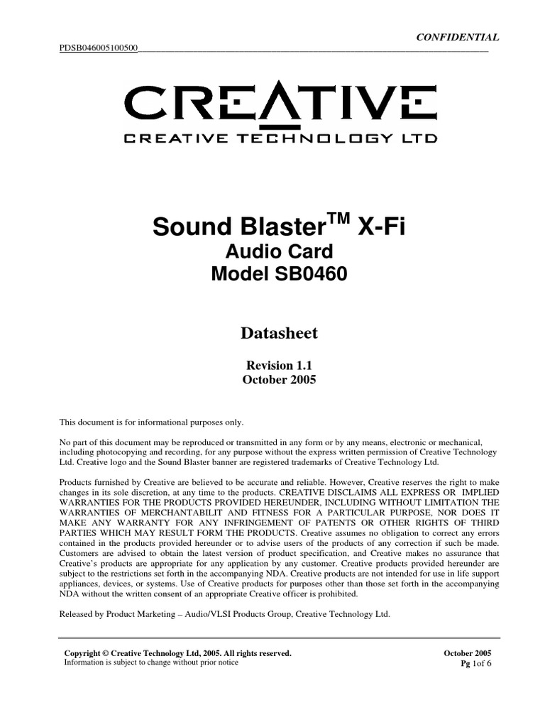Creative X-Fi Manual | PDF | Storage Media | Sound