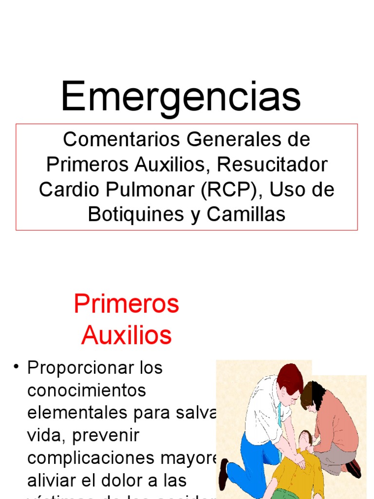 Primeros Auxilios | Descargar gratis PDF | Reanimación cardiopulmonar | Primeros auxilios