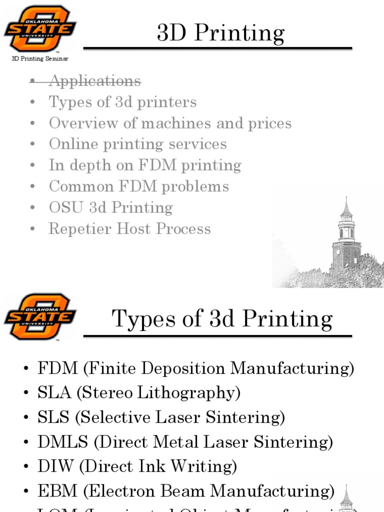 3d Printing Seminar | PDF | 3 D Printing | Printer (Computing)