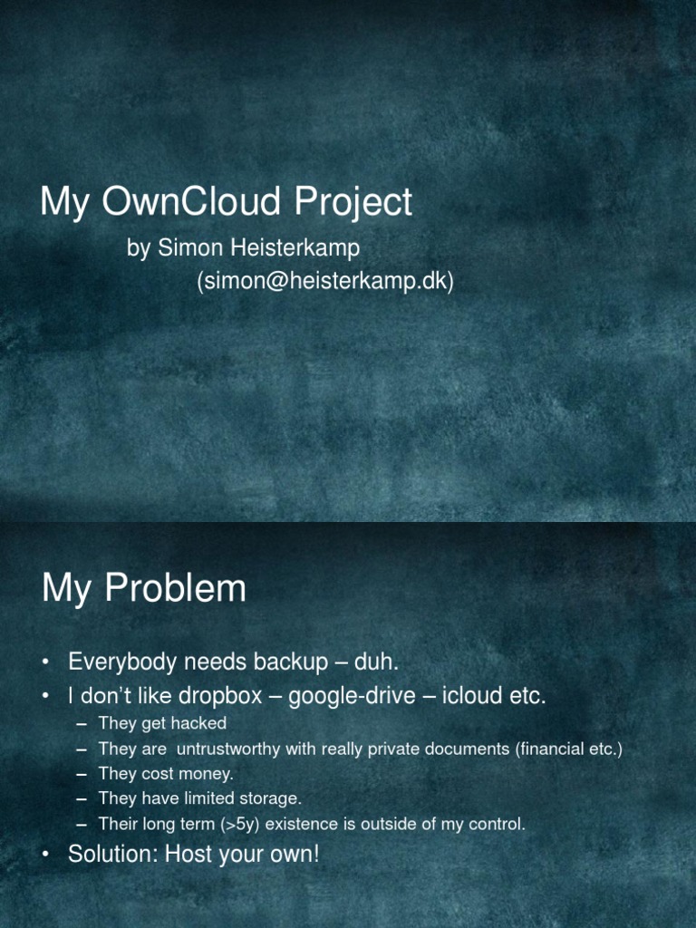 My Owncloud Project: by Simon Heisterkamp (Simon@Heisterkamp - DK) | PDF | Computer Architecture ...