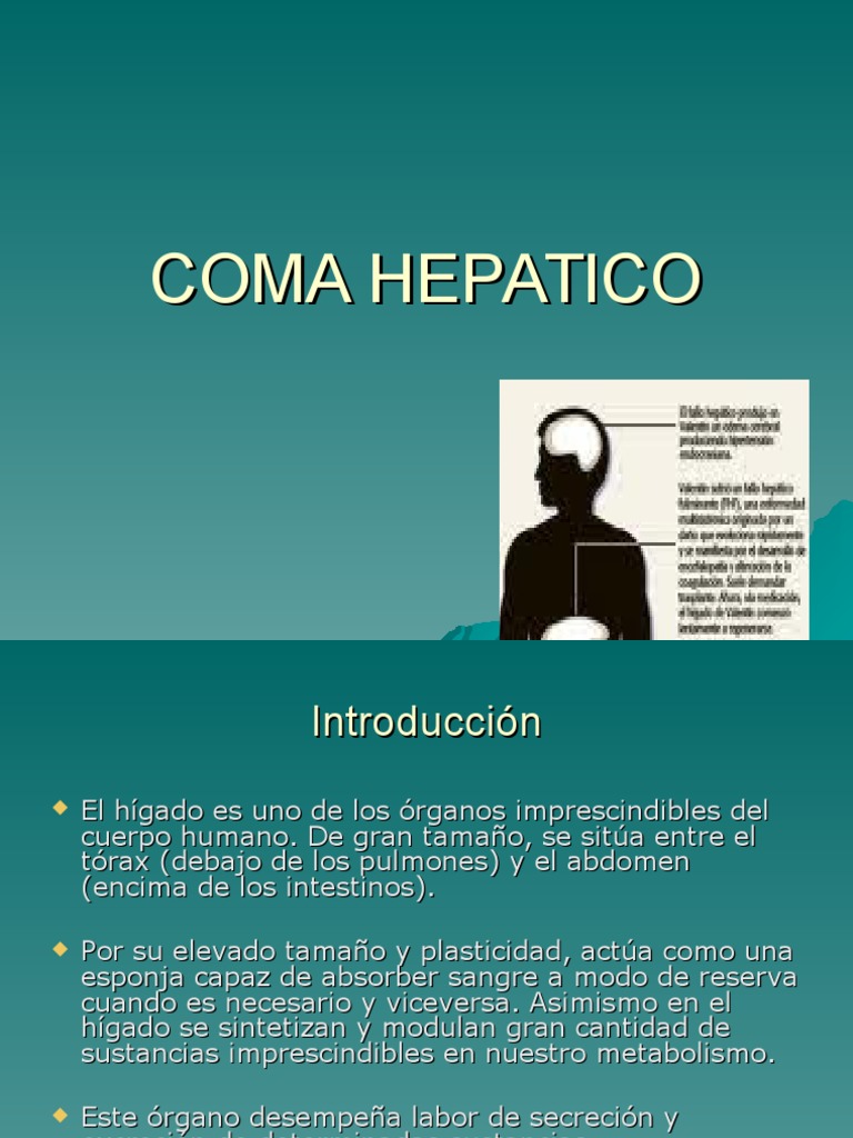 Coma Hepatico 2 121020021326 Phpapp01 | PDF