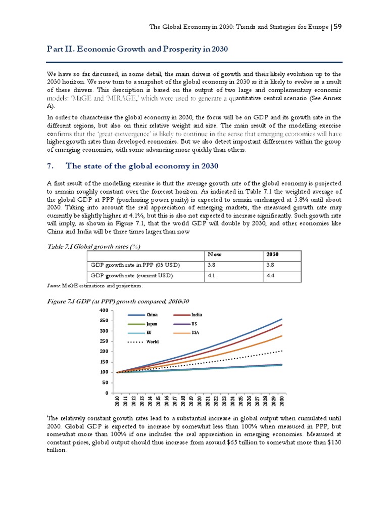 Report Economy | PDF | Purchasing Power Parity | Economic Growth