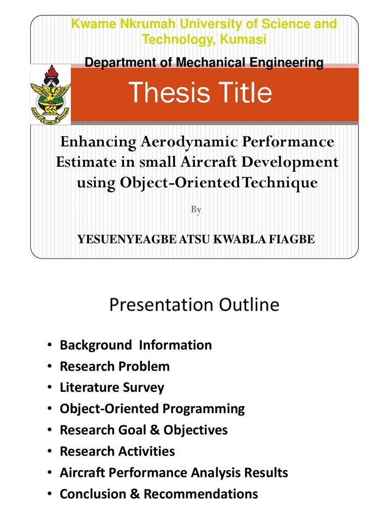 Enhancing Aerodynamic Performance Estimate in Small Aircraft Development Using Object-Oriented ...