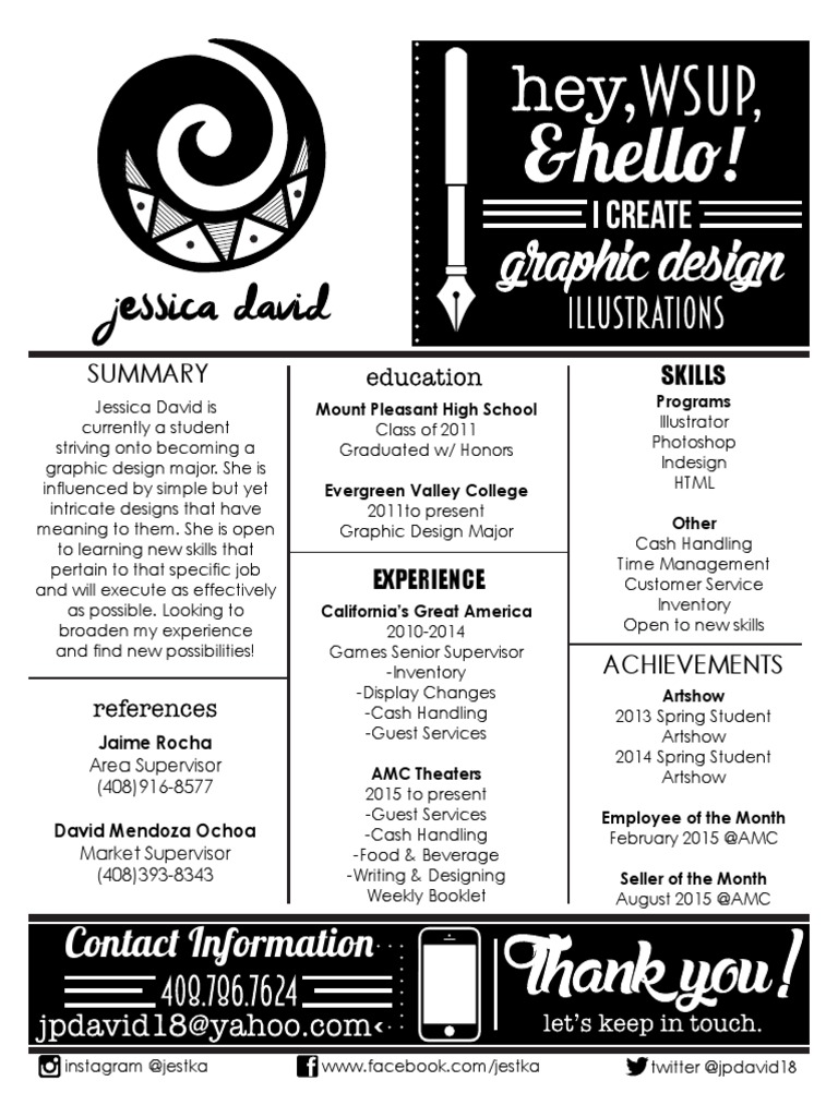 Graphic Design Student Profile & Experience | PDF