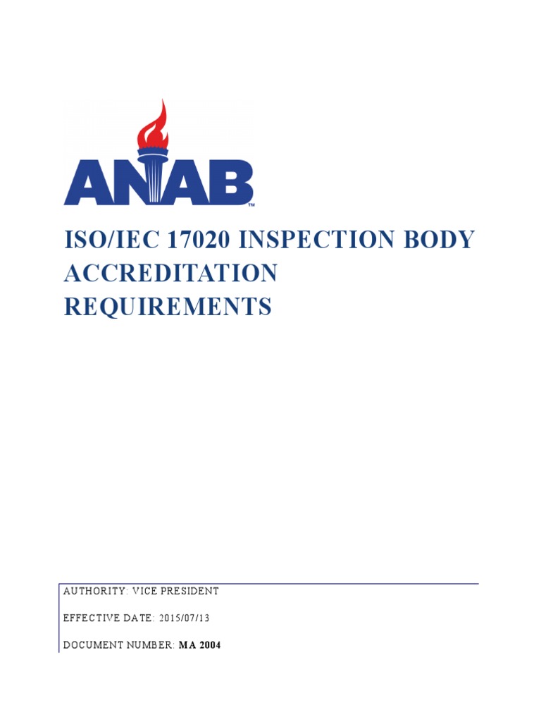 ISO/IEC 17020 Accreditation Guide | PDF | Calibration | Metrology