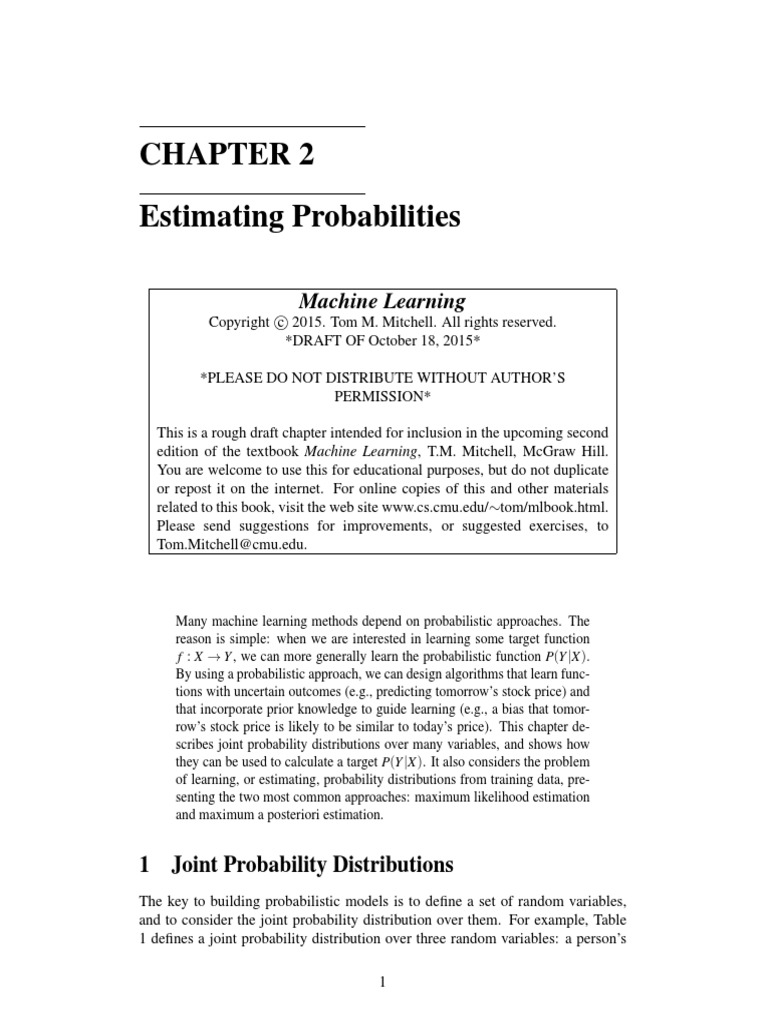 Joint Mle Map | PDF | Probability Distribution | Statistical Theory