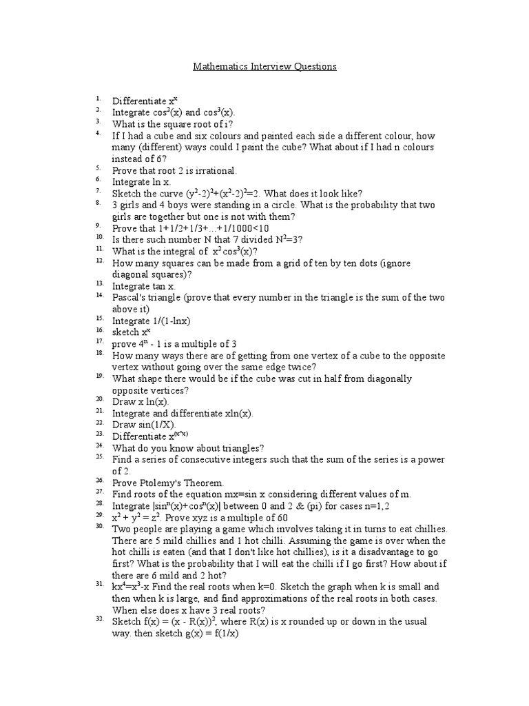 Oxford/Cambridge Mathematics Interview Questions | Trigonometric ...