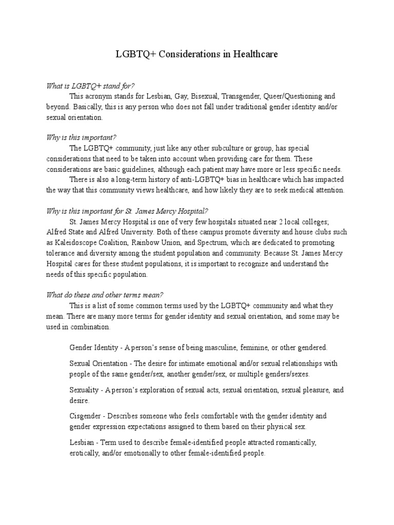 LGBTQ Presentation | PDF | Lgbt | LGBTQIA+ Studies