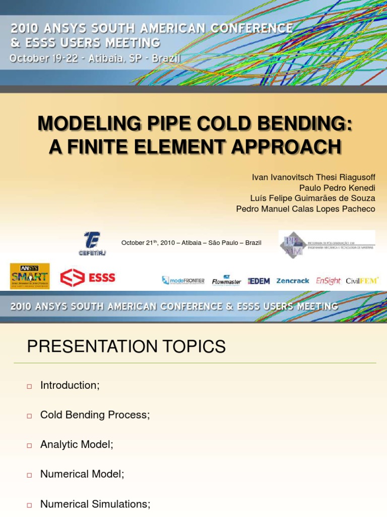 Modeling Pipe Cold Bending: A Finite Element Approach | PDF | Bending ...