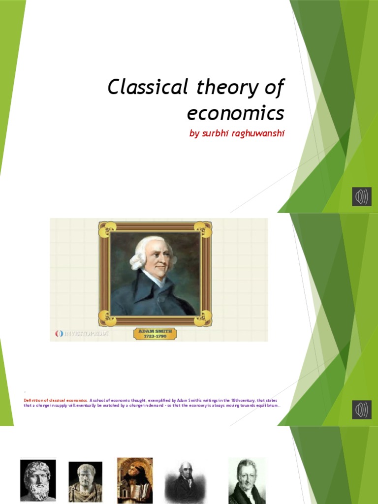 Overview of Classical Economics Theory | PDF | Economic Theories ...
