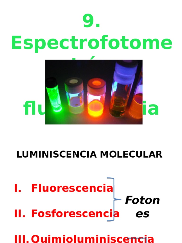 Fluorometría | Fluorescencia | Ciencias fisicas